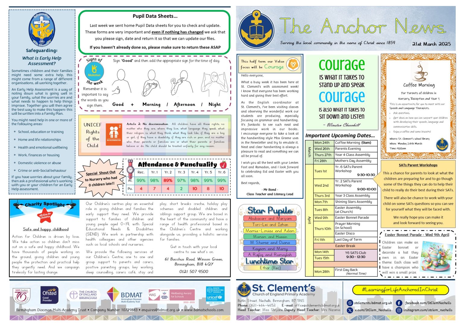 The Anchor News – 21st March 2025 – St Clement's Church of England ...