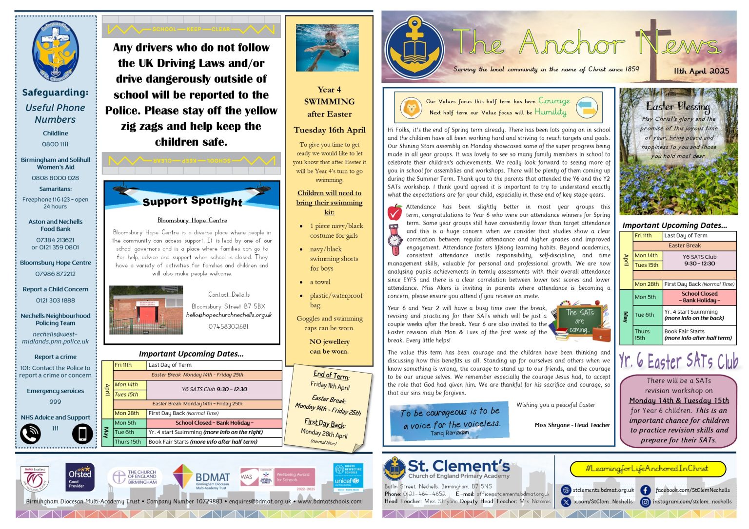 The Anchor News – 11th April 2025 – St Clement's Church of England ...