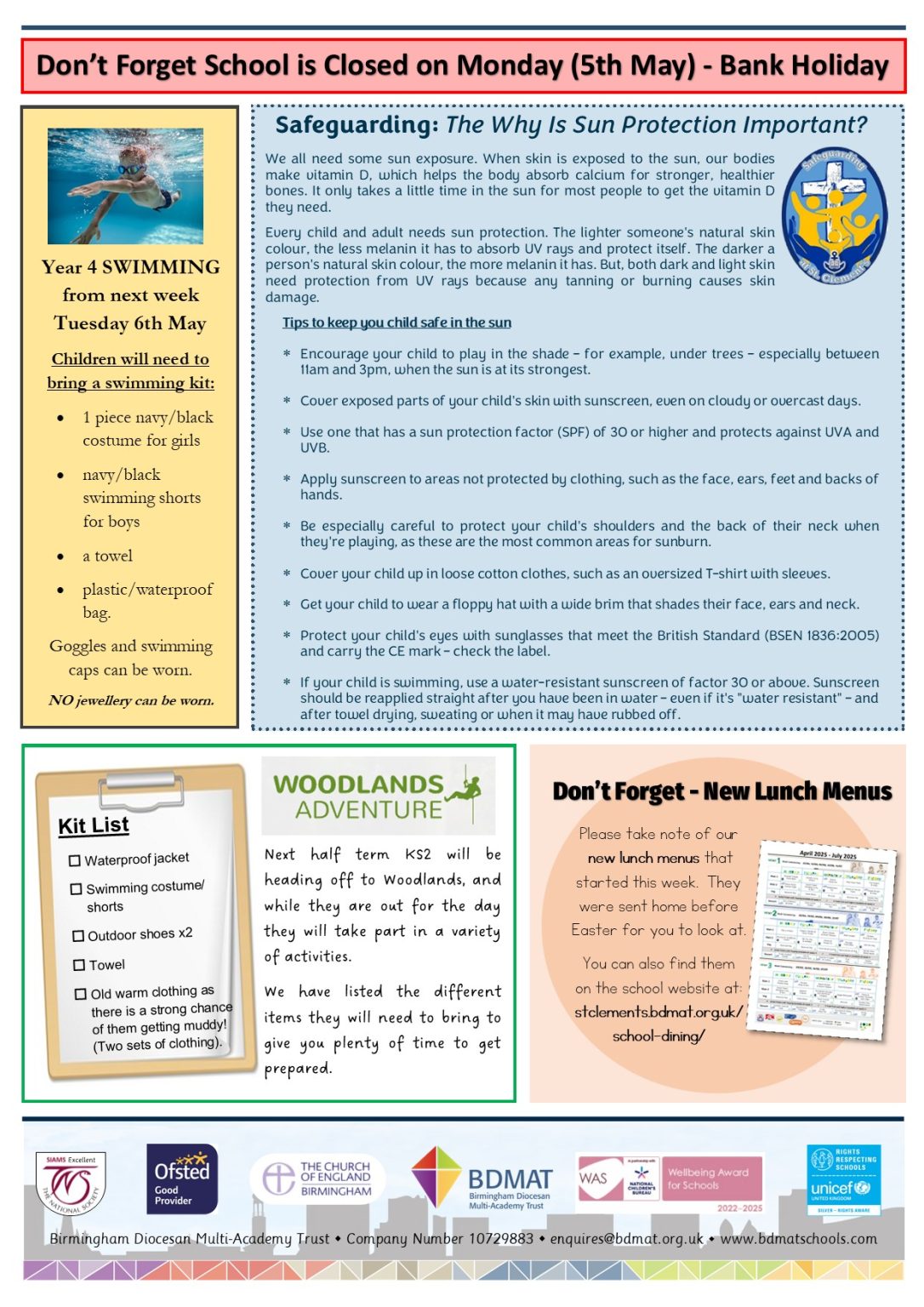 The Anchor News – 2nd May 2025 – St Clement's Church of England Primary ...