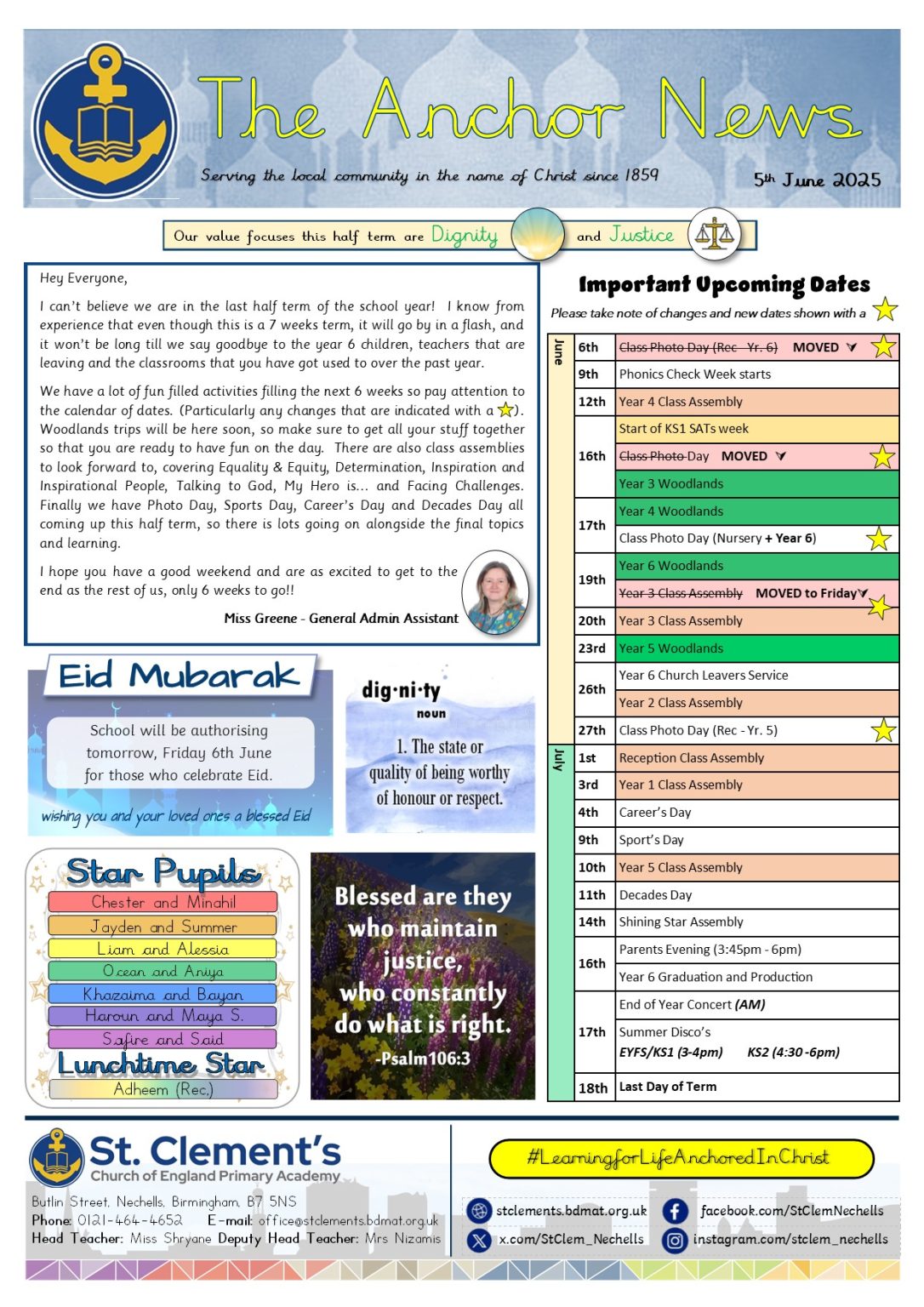 The Anchor News – 5th June 2025 – St Clement's Church of England ...