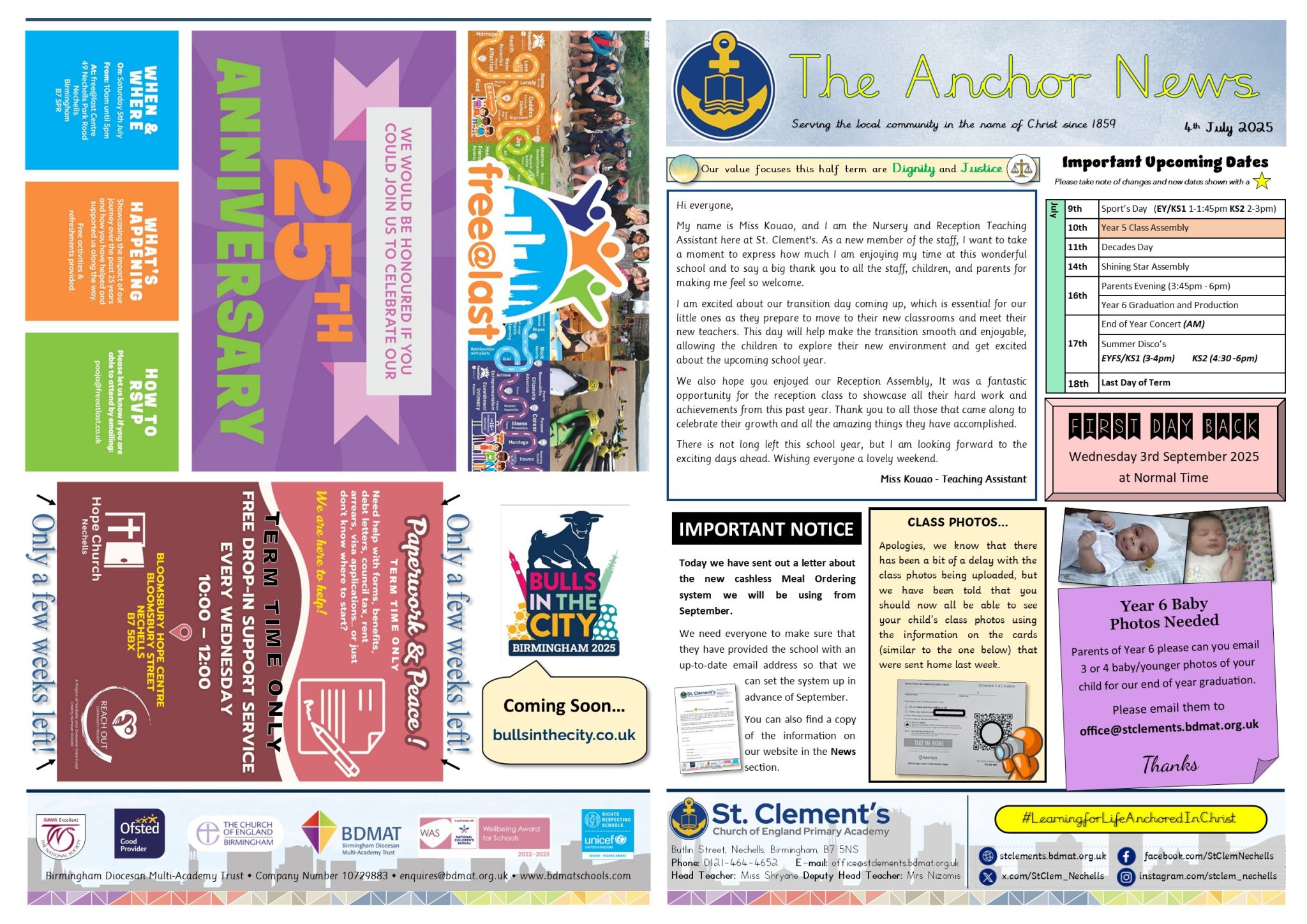 The Anchor News – 4th July 2025 – St Clement's Church of England ...