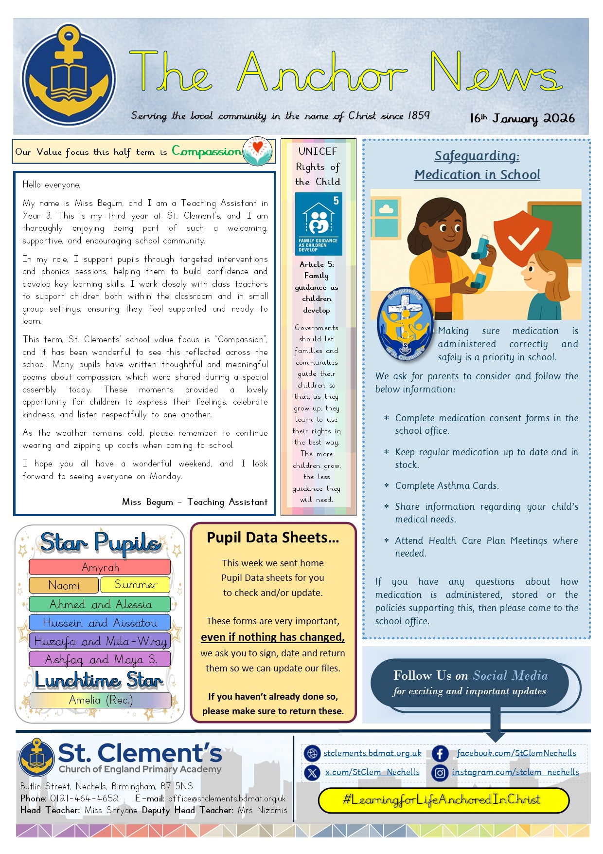 The Anchor News – 16th January 2026 – St Clement's Church of England ...